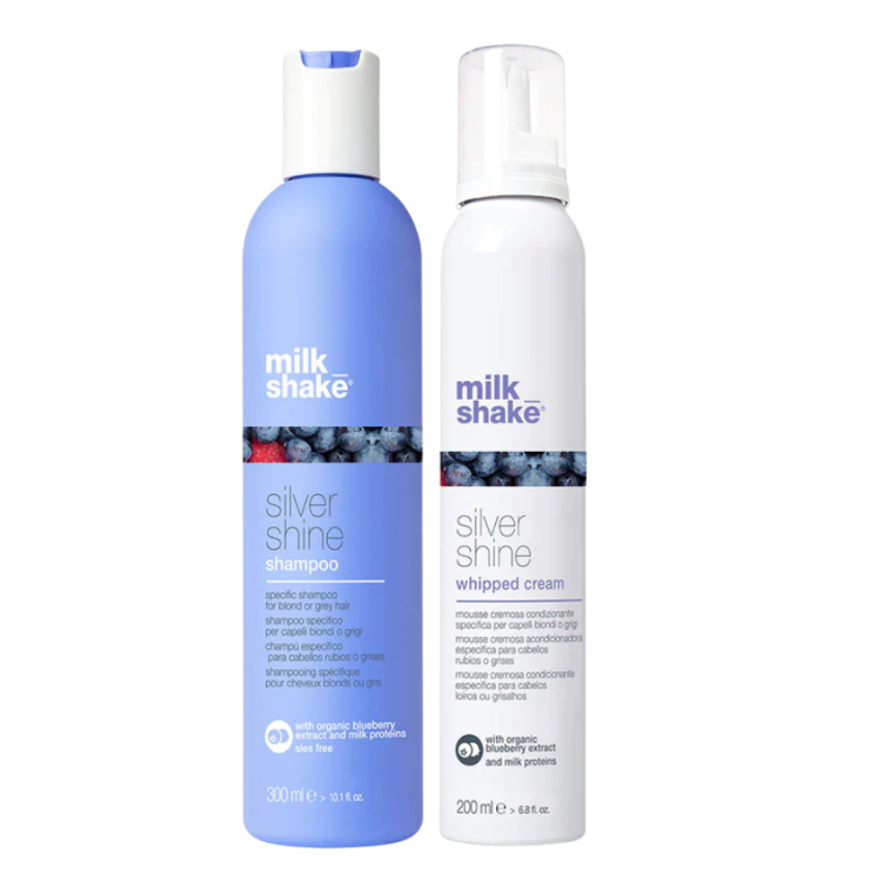 Матиращ сет за руса коса Milkshake Silver Shine Duo Set | Angel ...